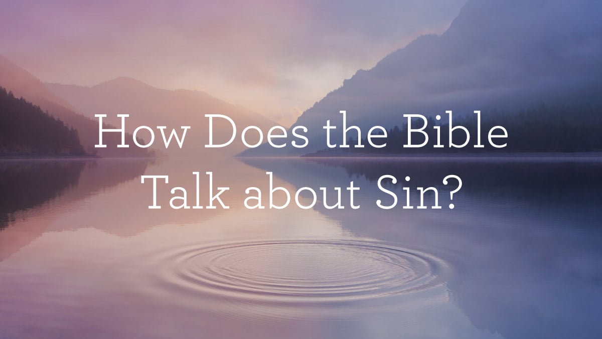 How Does the Bible Talk about Sin?