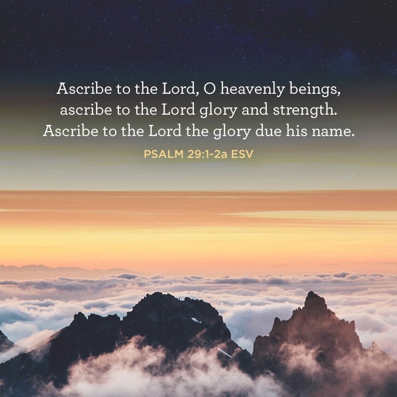 Ascribe to the Lord