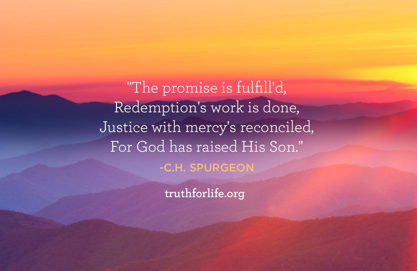 The Promise Fulfill'd: Wallpaper